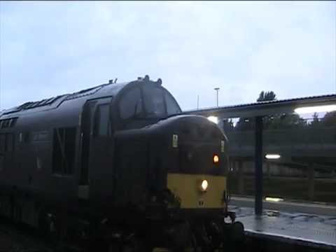 Class 37s 37676 and 37516 at Bristol Parkway - YouTube