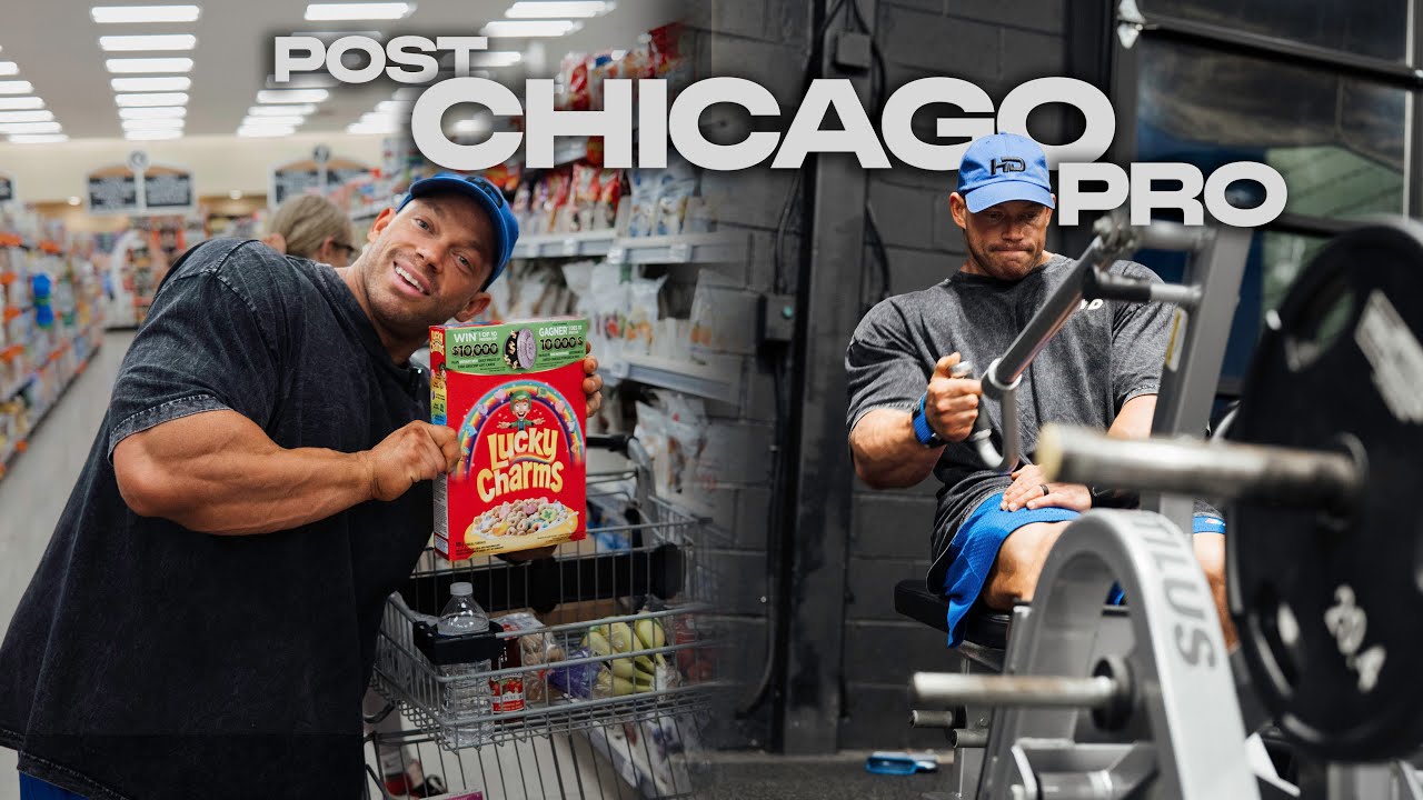 JUSTIN SHIER | POST SHOW GROCERY HAUL + BACK DAY - YouTube