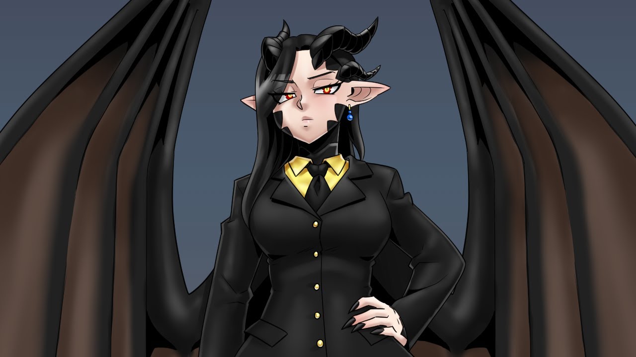 Fatalis Gijinka (Commission) (Timelapse) - YouTube