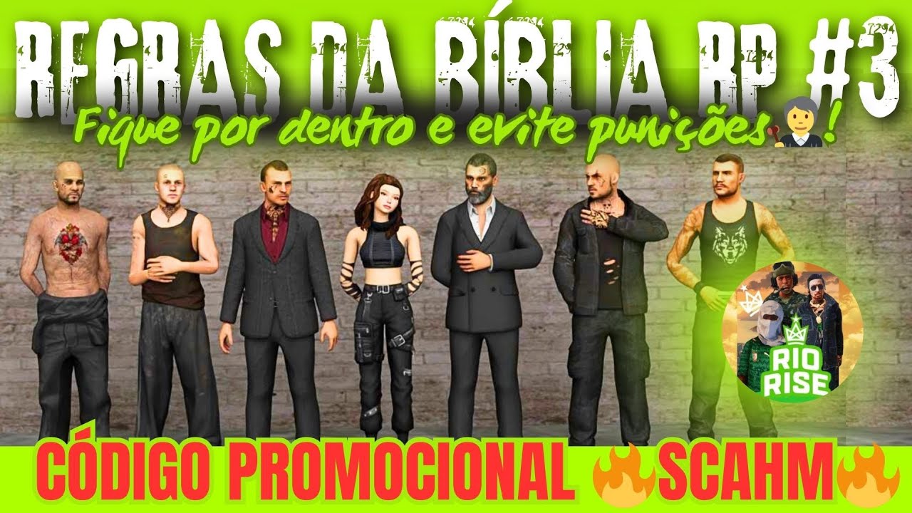CONHEÇA AS REGRAS DA BÍBLIA RP - PARTE 3 #rioriserp #rpmobile # ...