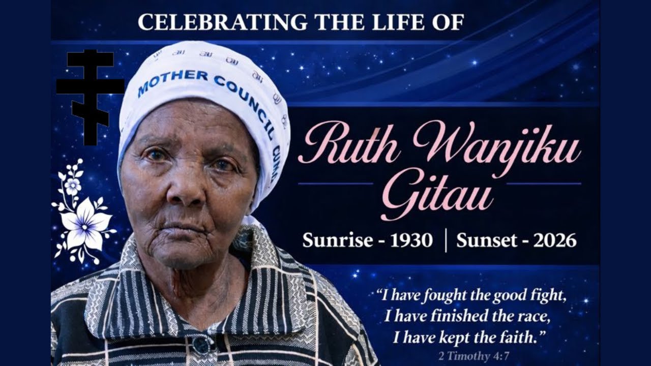 Celebration of a Life Well Lived Ruth Wanjiku Gitau - YouTube