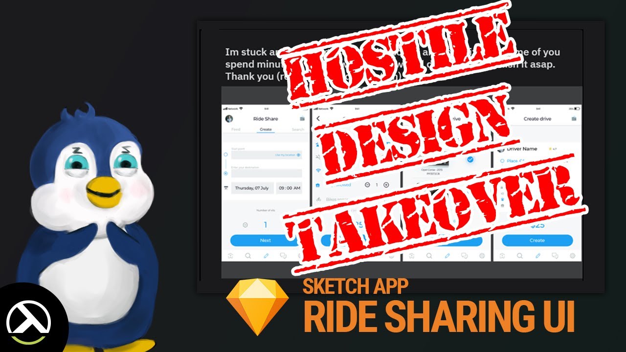 UI Designer Reviews - Share Ride UI (Grab / Uber like App using Sketch ...