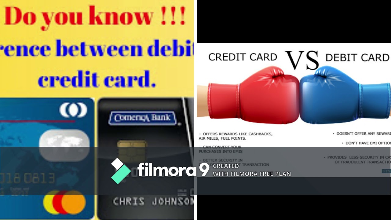 The difference between debit card and credit card - YouTube