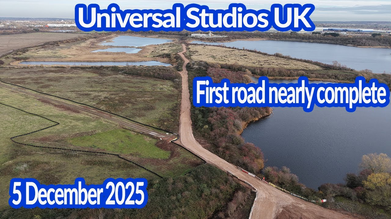Universal Studios UK - Construction Update 5 December 2025 - YouTube