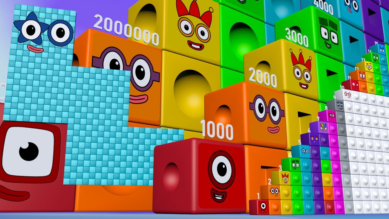 Numberblocks Puzzle Step Squad 500 500,000 to 25,000,000 MILLION ...