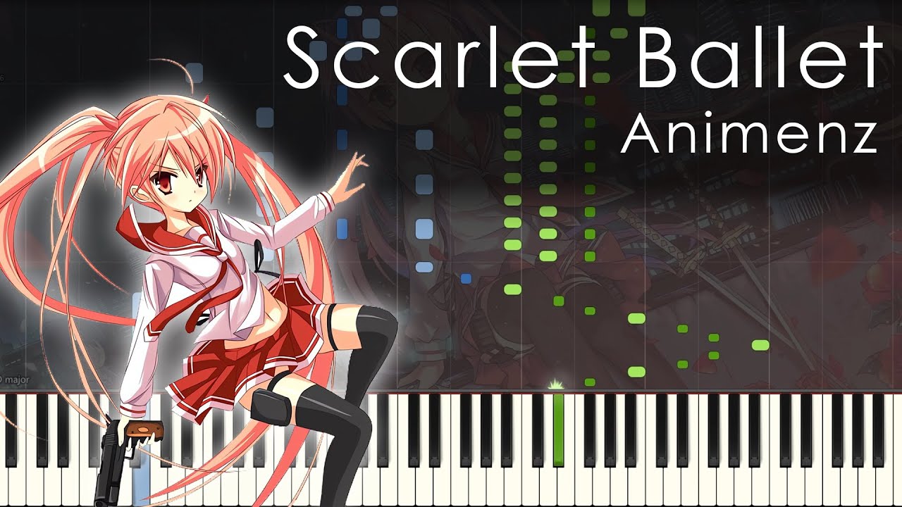 Scarlet Ballet - Hidan no Aria OP - Animenz [Piano Transcription] - YouTube