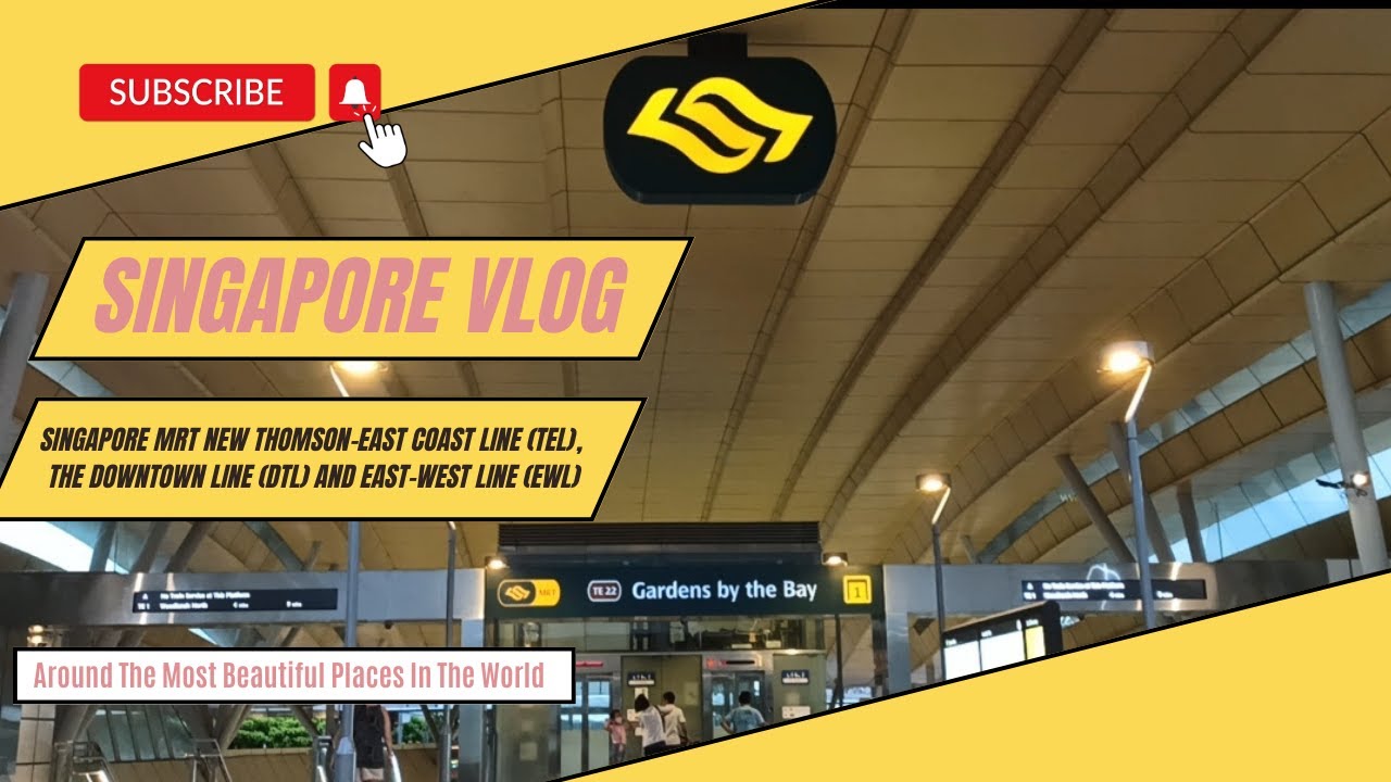 Singapore MRT new Thomson-East Coast Line(TEL), The Downtown Line (DTL ...