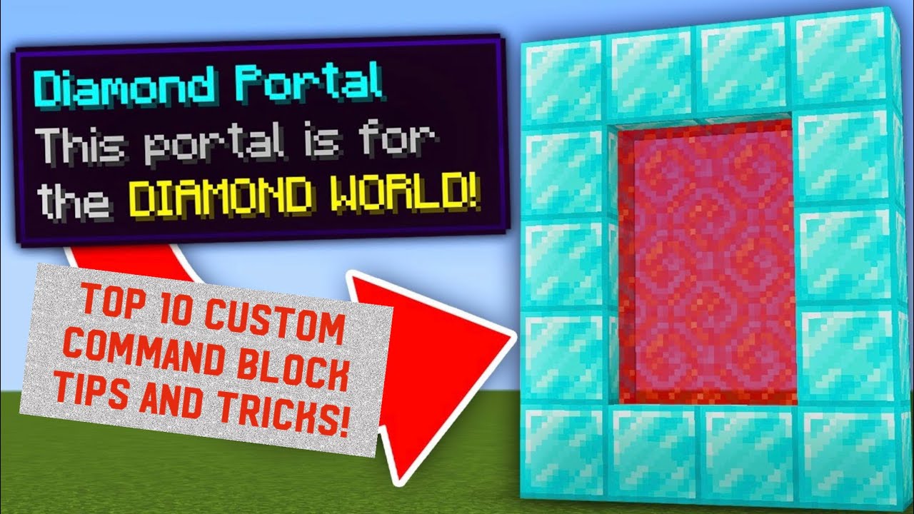 TOP 10 CUSTOM COMMAND BLOCK TIPS AND TRICKS! - YouTube