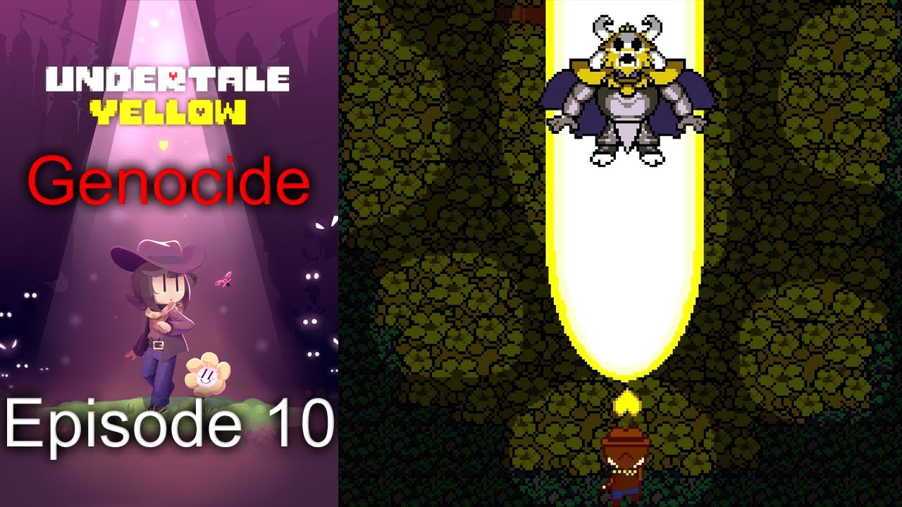 Undertale Yellow Genocide - Episode 10 - Clover just melted Asgore ...