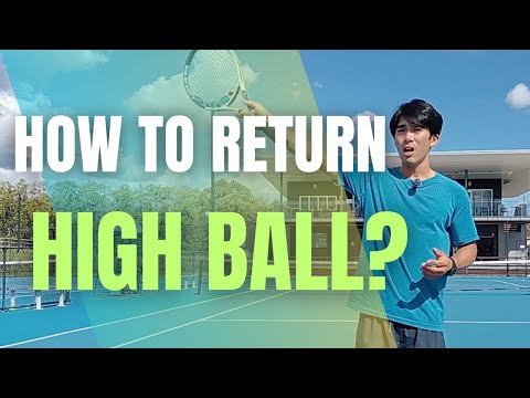 The correct way to approach high bouncing ball in tennis! - YouTube