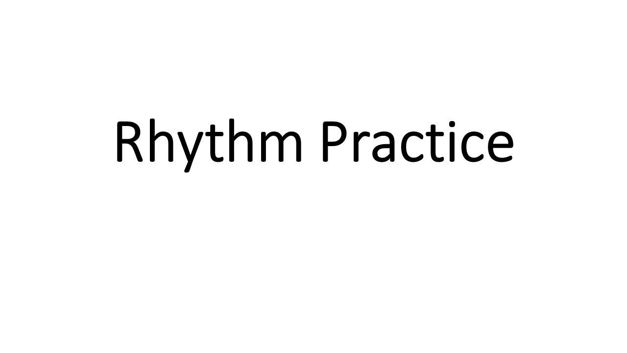 (MORE) Rhythm Practice - YouTube