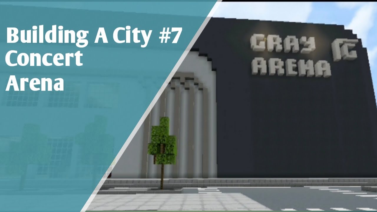 Building A City #7|Concert Arena|Minecraft Time Lapse|Jee Builds - YouTube