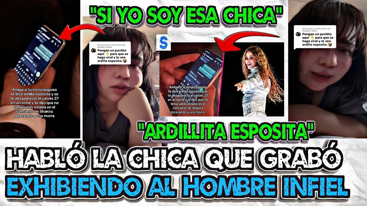 "Ardillita Esposita" Salió HABLAR La Mujer Que Exhibió Al Hombre Infiel ...