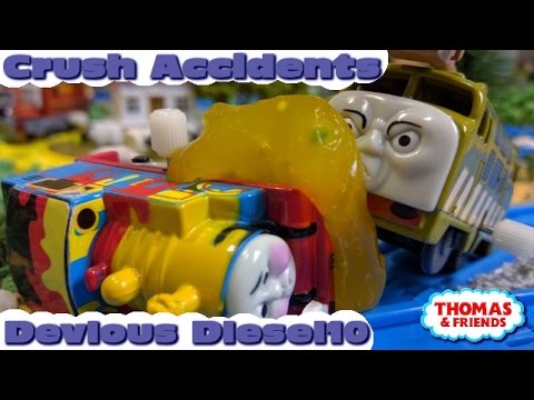 Thomas and friends "Crush Accidents | Devious Diesel10" - YouTube