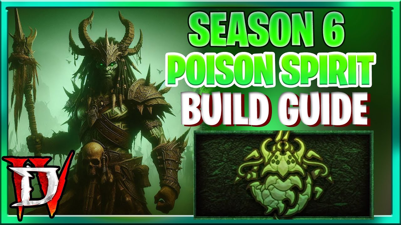 Diablo 4 Poison Spritborn Build Guide : Stinger Speed Build : No Mythics Req - YouTube