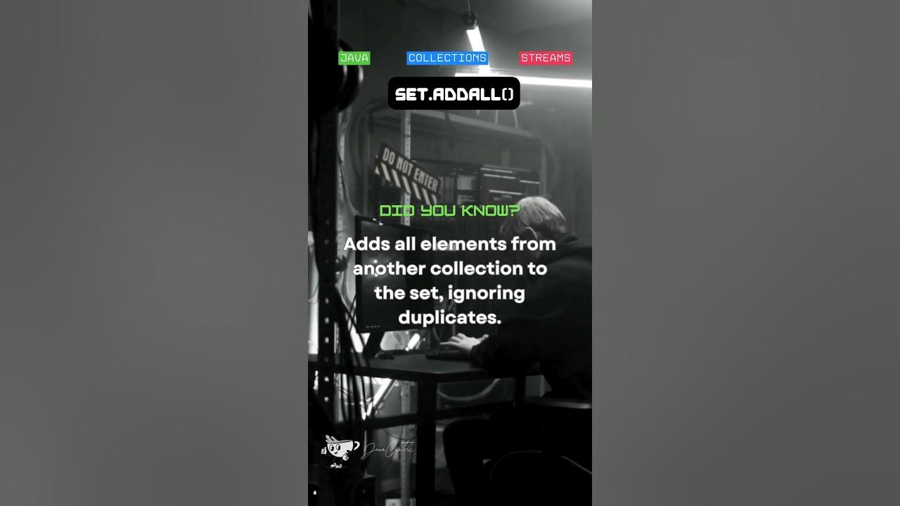 Set.addAll() (Java Centric) - YouTube