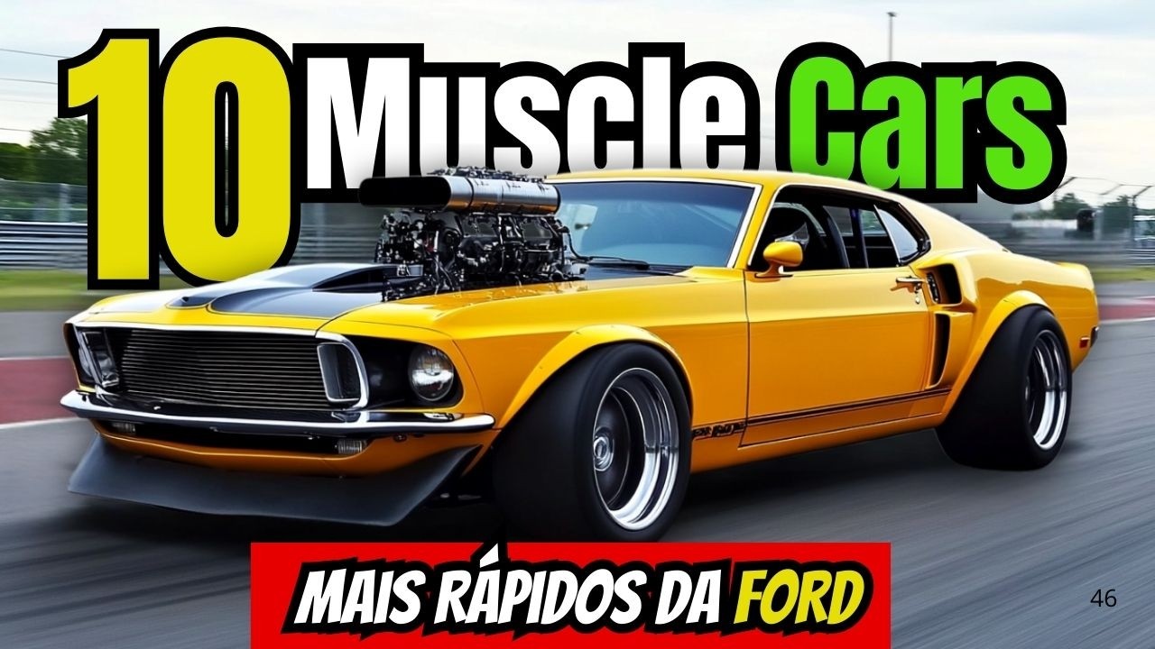 Os 10 Muscle Cars Mais Rápidos da FORD - YouTube