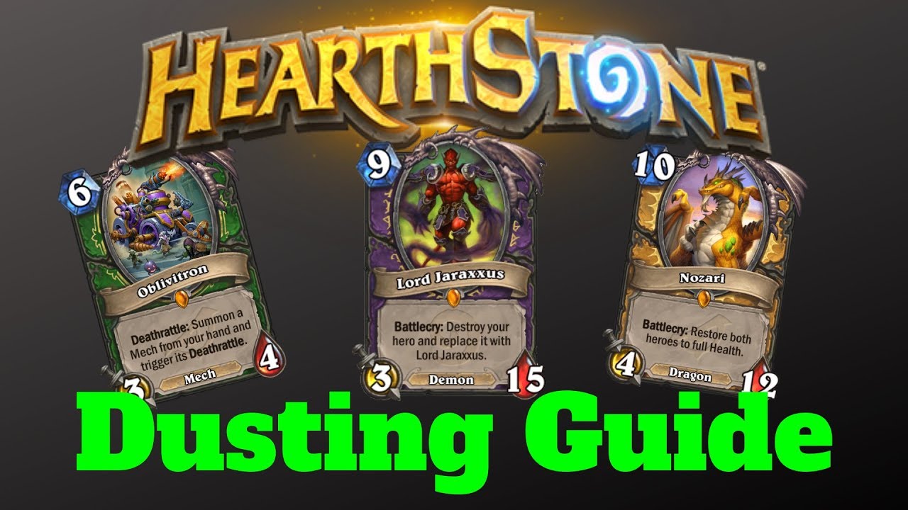 Hearthstone Class Legendary Disenchanting Guide! Hearthstone Rise of ...