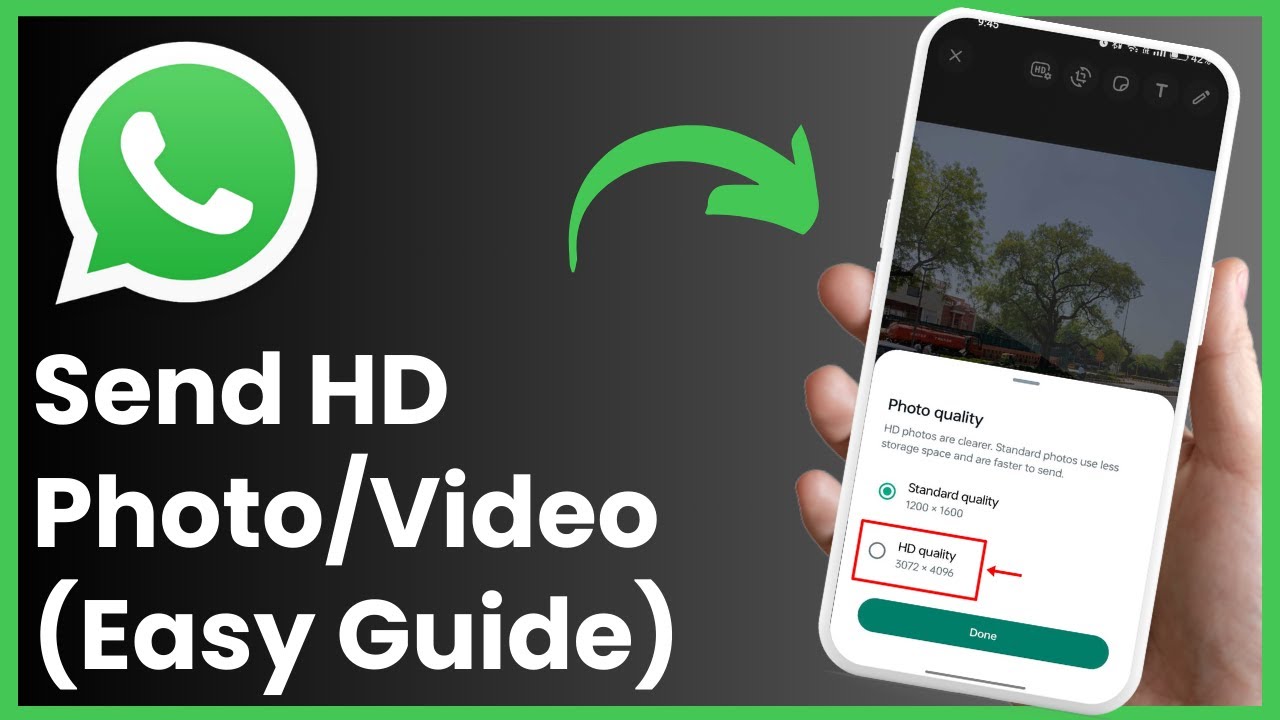 How To Send HD Photos In Whatsapp ! - YouTube