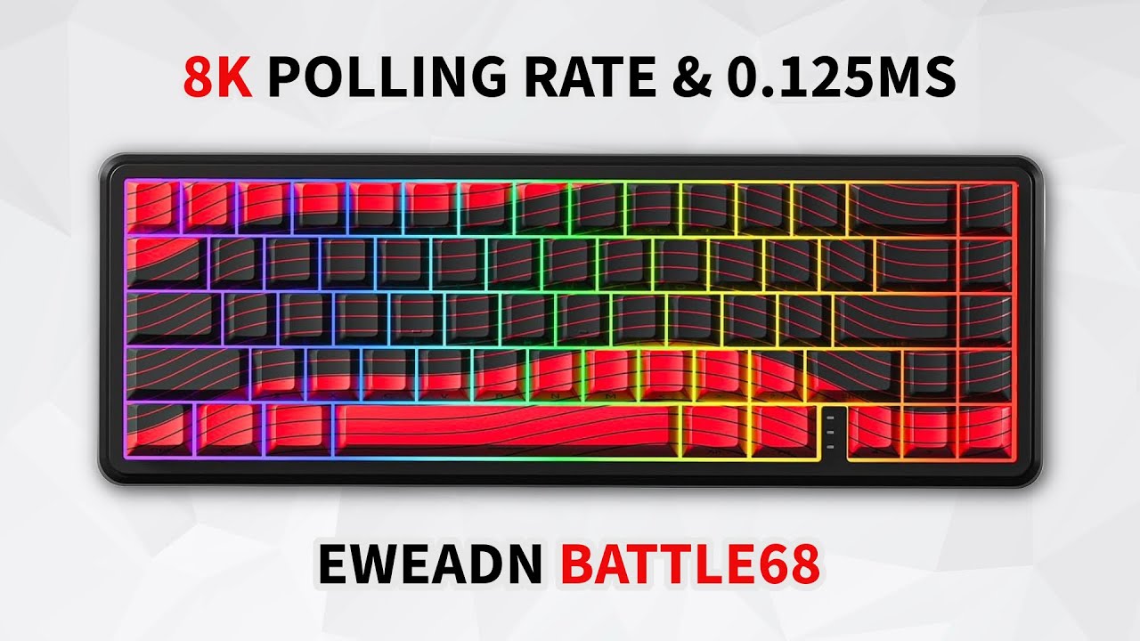 Best Budget Magnetic Keyboard for Gamers | EWEADN Battle68 - YouTube