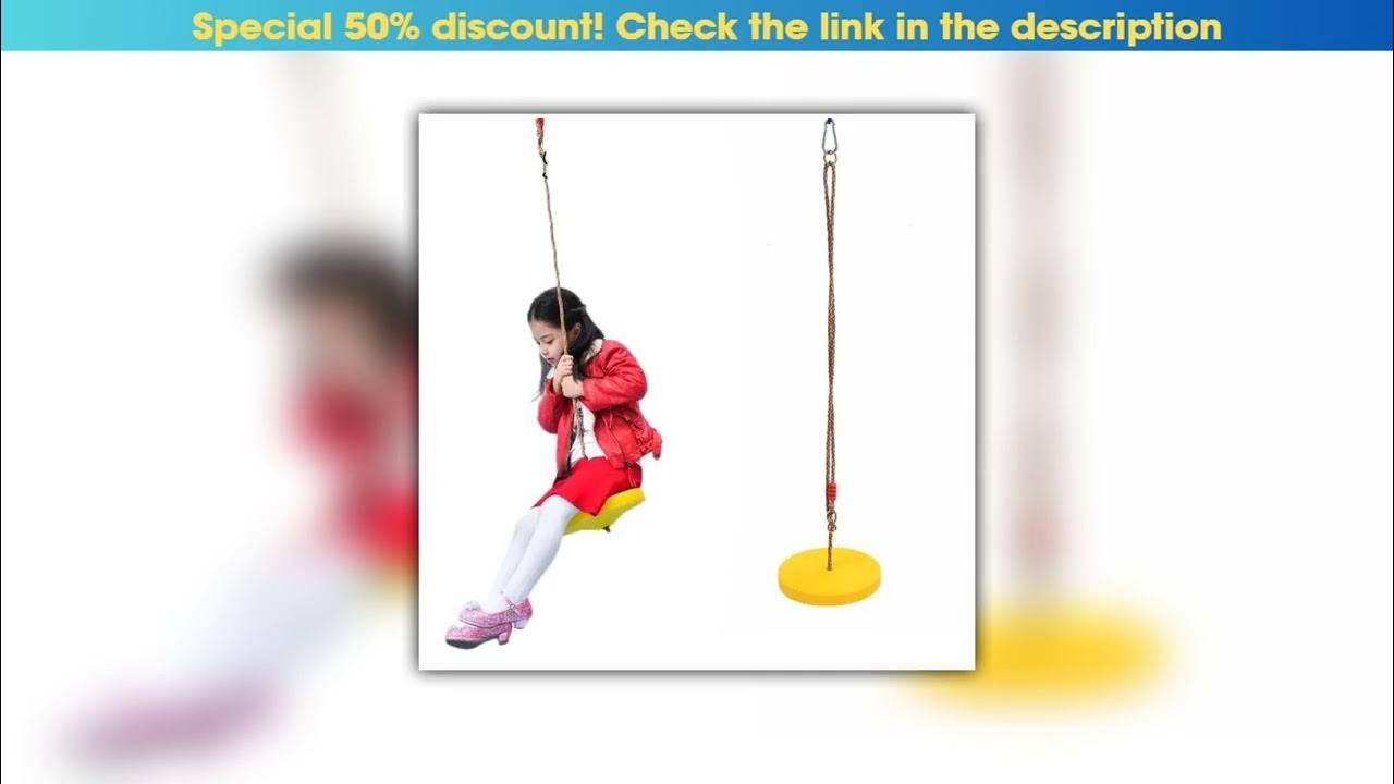 Exclusive MagiDeal Safe Children Kids Outdoor Tree Hanging Disc Rope ...
