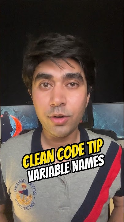 Clean Code Tip with Meaningful Variables Name #programming #javascript #cleancode - YouTube