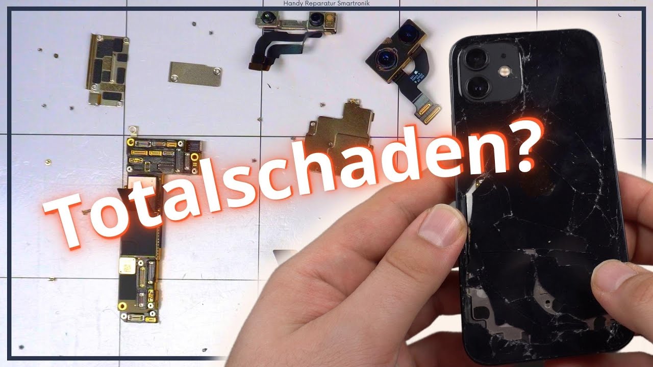 iPhone 12 Batterie und Backcover Reparatur | Der Akku ist aufgebläht ...