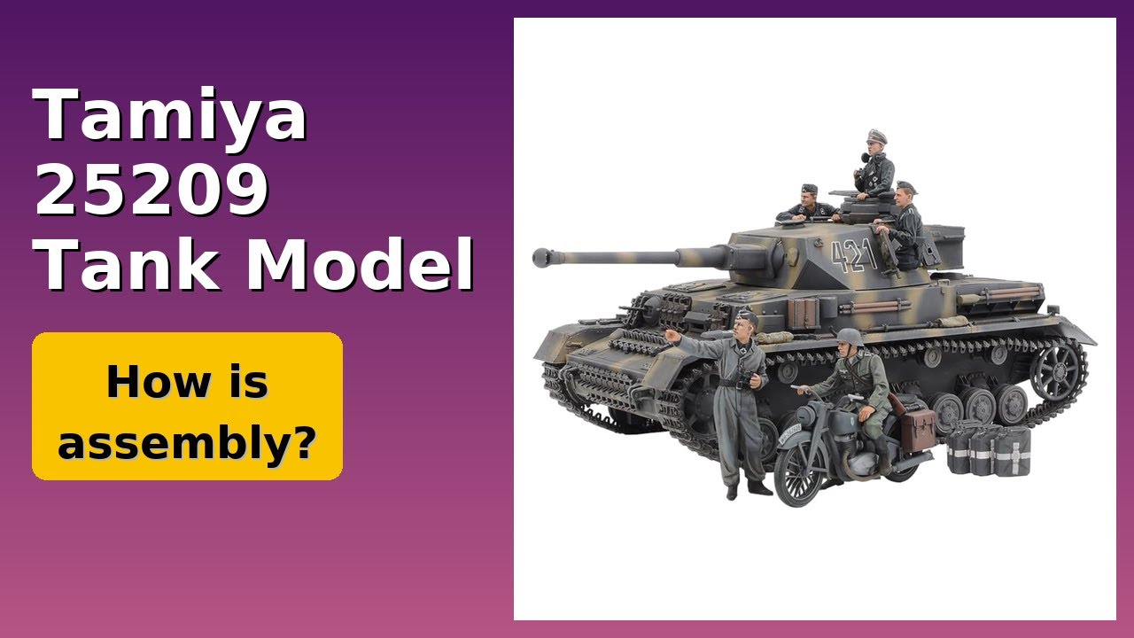 REVIEW (2026): Tamiya 25209 Tank Model. ESSENTIAL details. - YouTube
