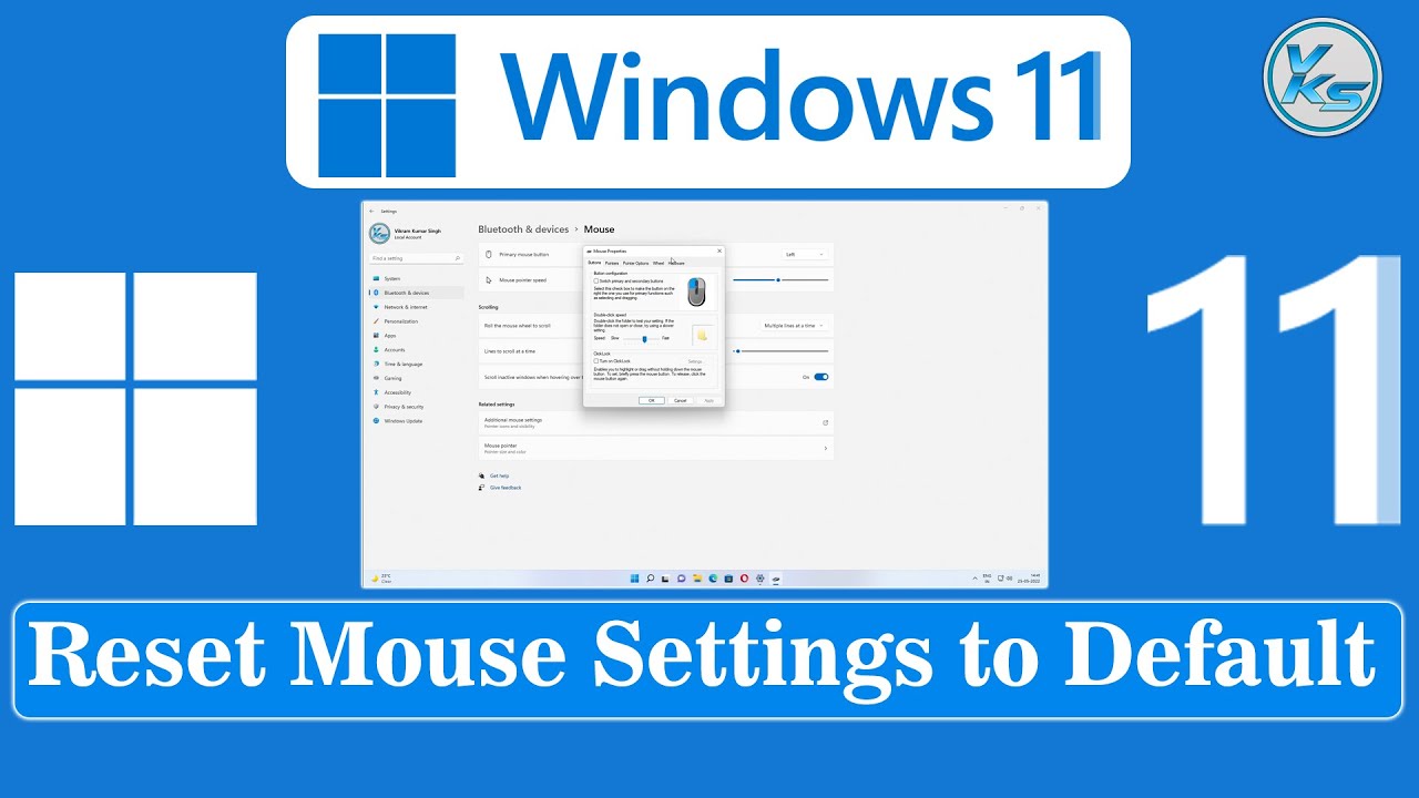 How To Reset Mouse Settings To Default in Windows 11/10 - YouTube