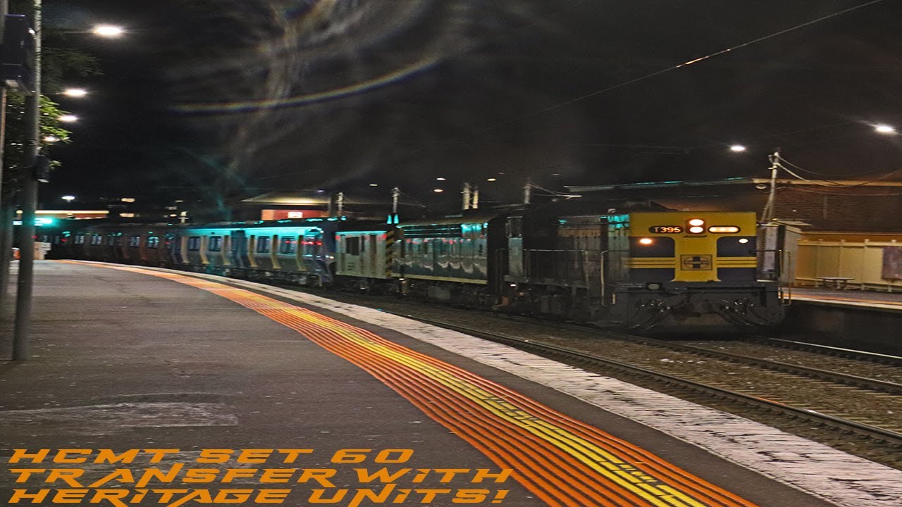 HCMT Set 60 Transfer with Heritage Units! - YouTube