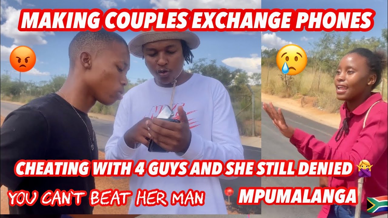 Making couples switching phones for 60sec 🥳 SEASON 2 ( 🇿🇦SA EDITION ...