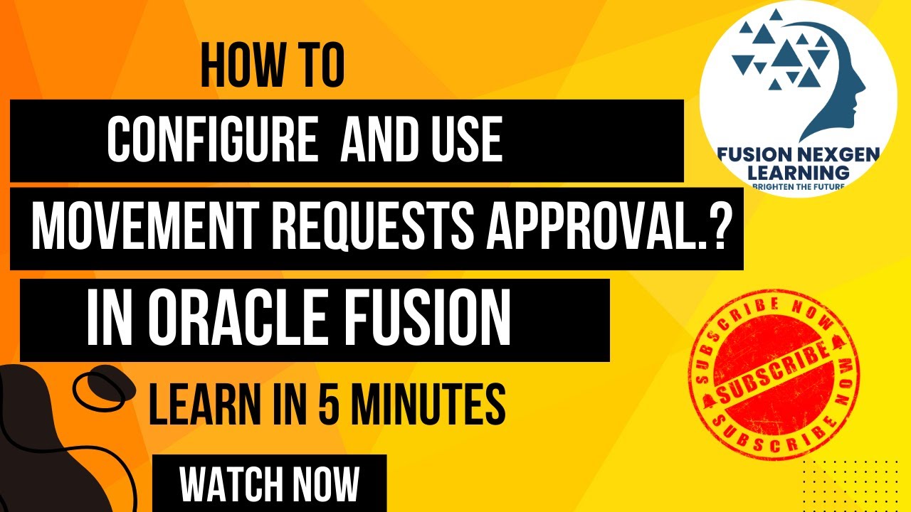 How to configure and use approvals for movement requests.? - YouTube