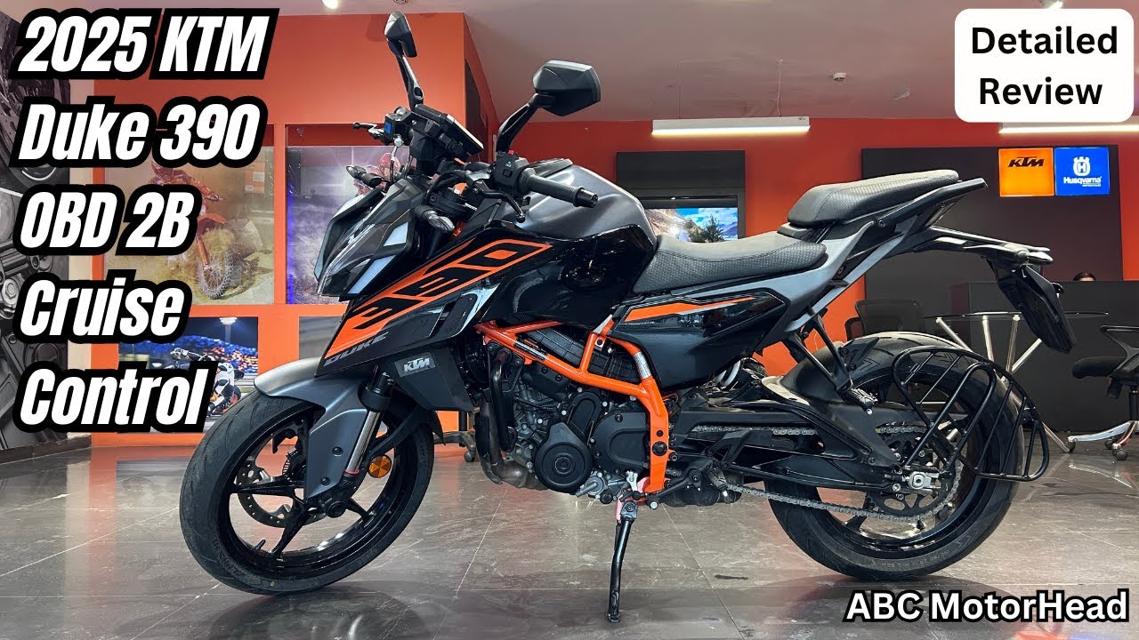 2025 New KTM Duke 390 OBD 2B Cruise Control Model Detailed Review ...