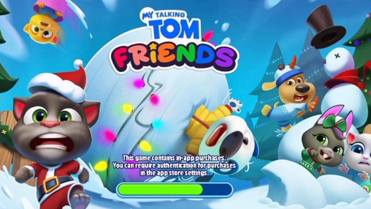 My Talking Tom Friends Enjoy Winter 🥶 and Snow 🌨️ - YouTube