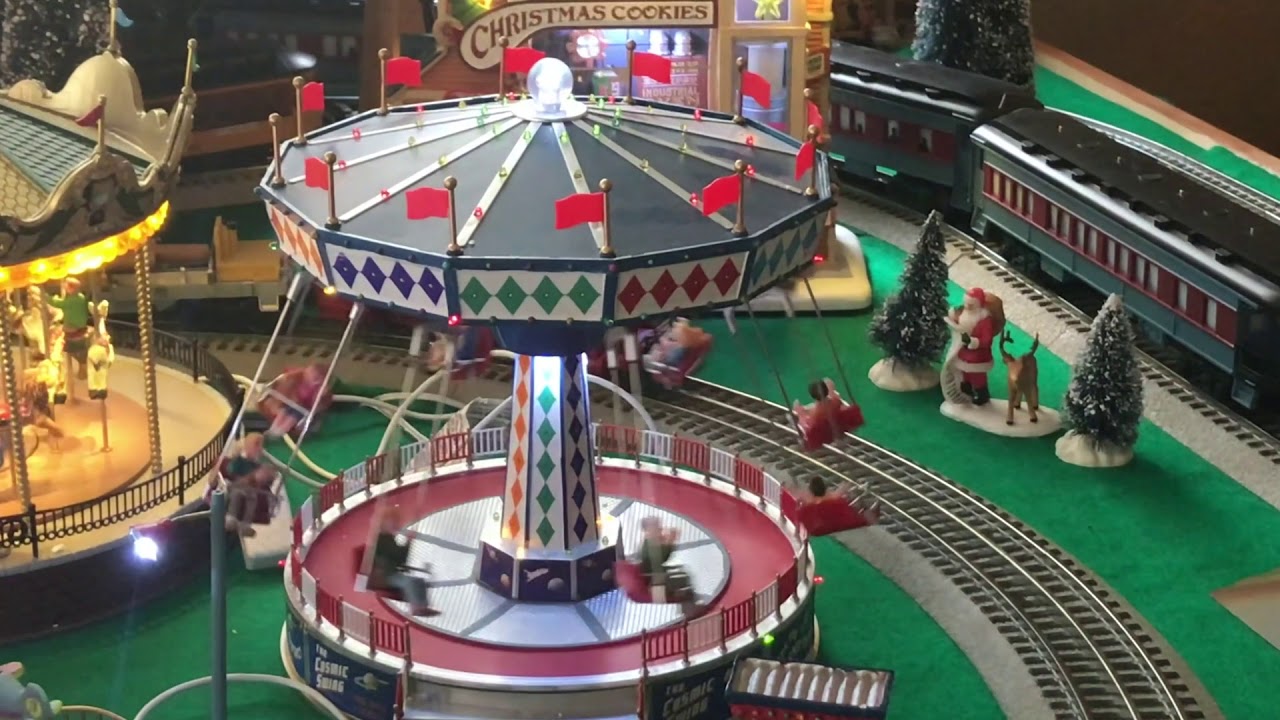 Lemax Swings Ride - YouTube
