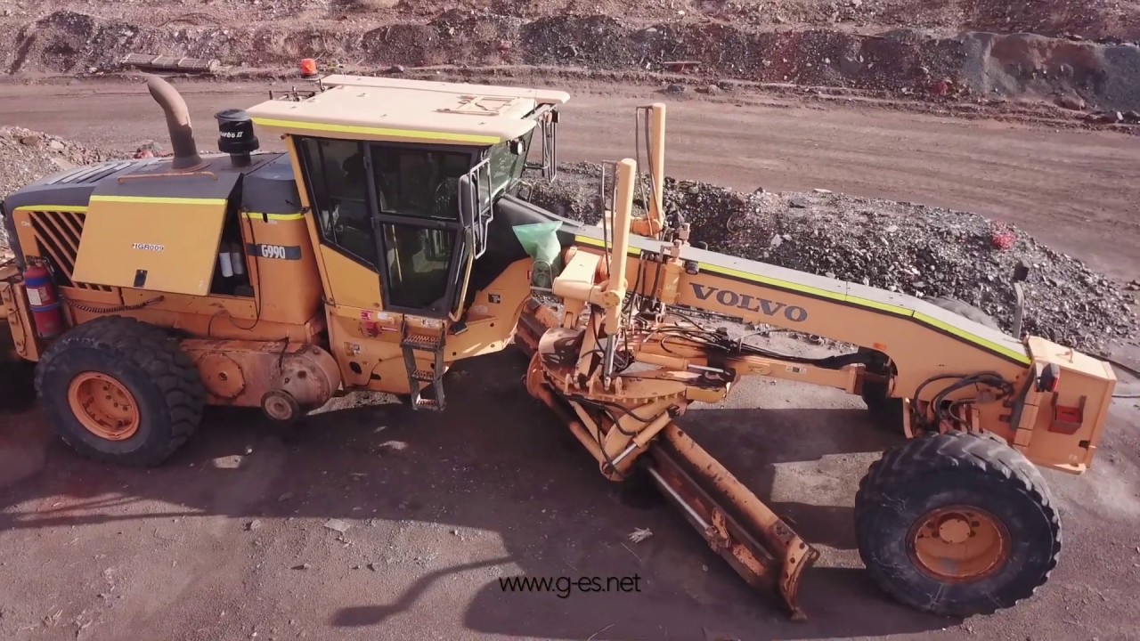 Volvo G990 Grader Asset # GR009 - YouTube