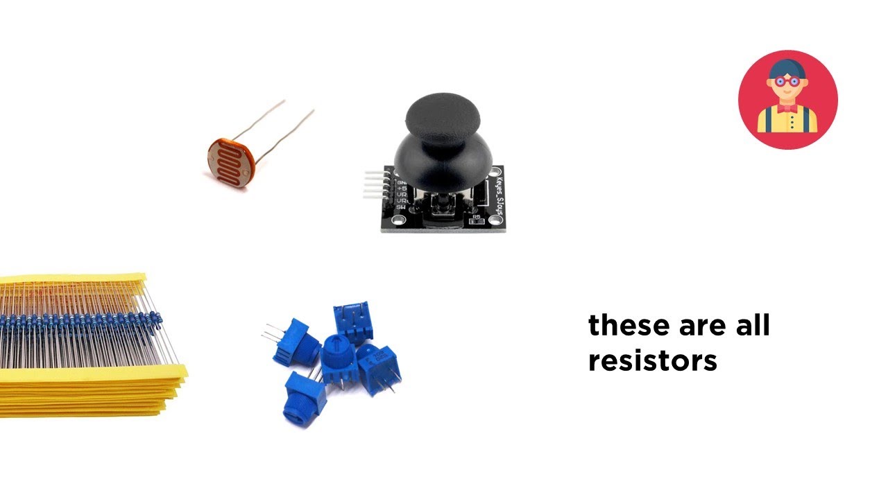 Resistors you can interface with Arduino - carbon-film, photoresistors ...