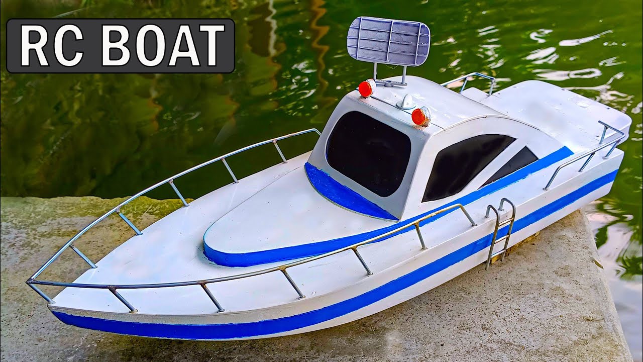 How To Make RC Boat Using PVC pipe At Home - YouTube