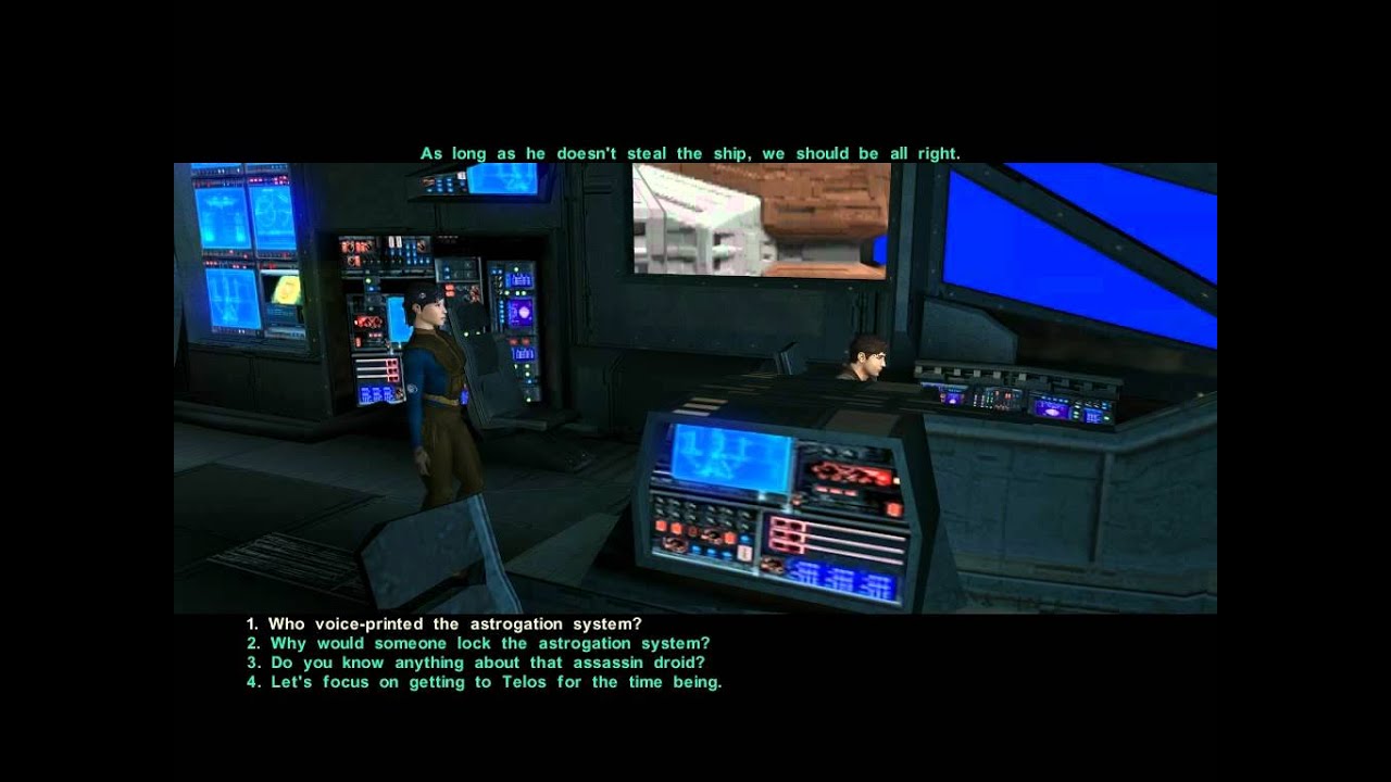 Kotor 2 Gameplay Menu Dialogue Psadoempire