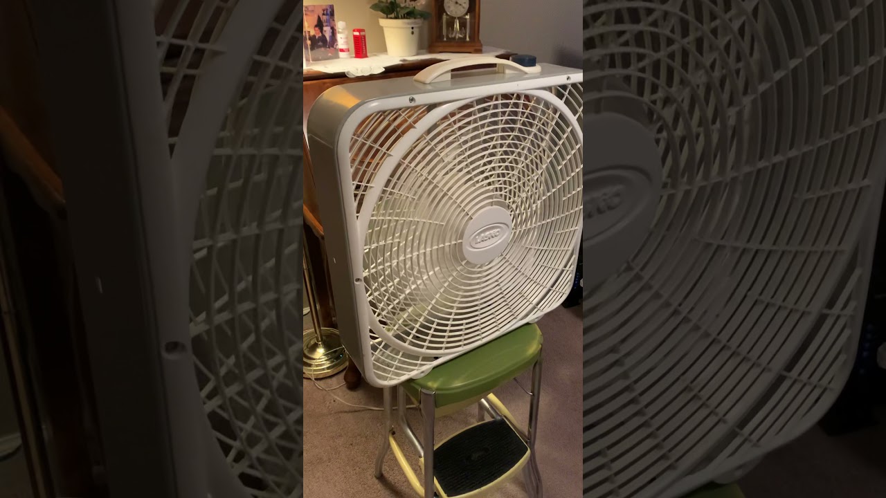 2002 Lasko premium box fan model 3723 - YouTube