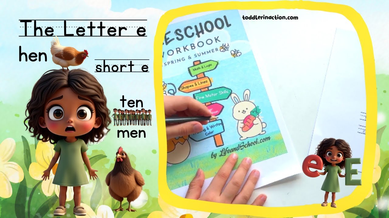 The Letter E Song I Kids Songs I Fun Phonics for Kids I Short E Long E ...