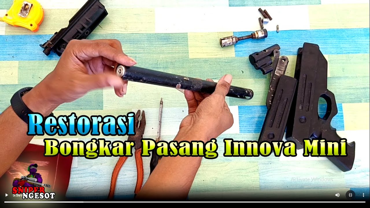 RESTORASI BONGKAR PASANG SHARP INNOVA MINI HOME INDUSTRI - YouTube