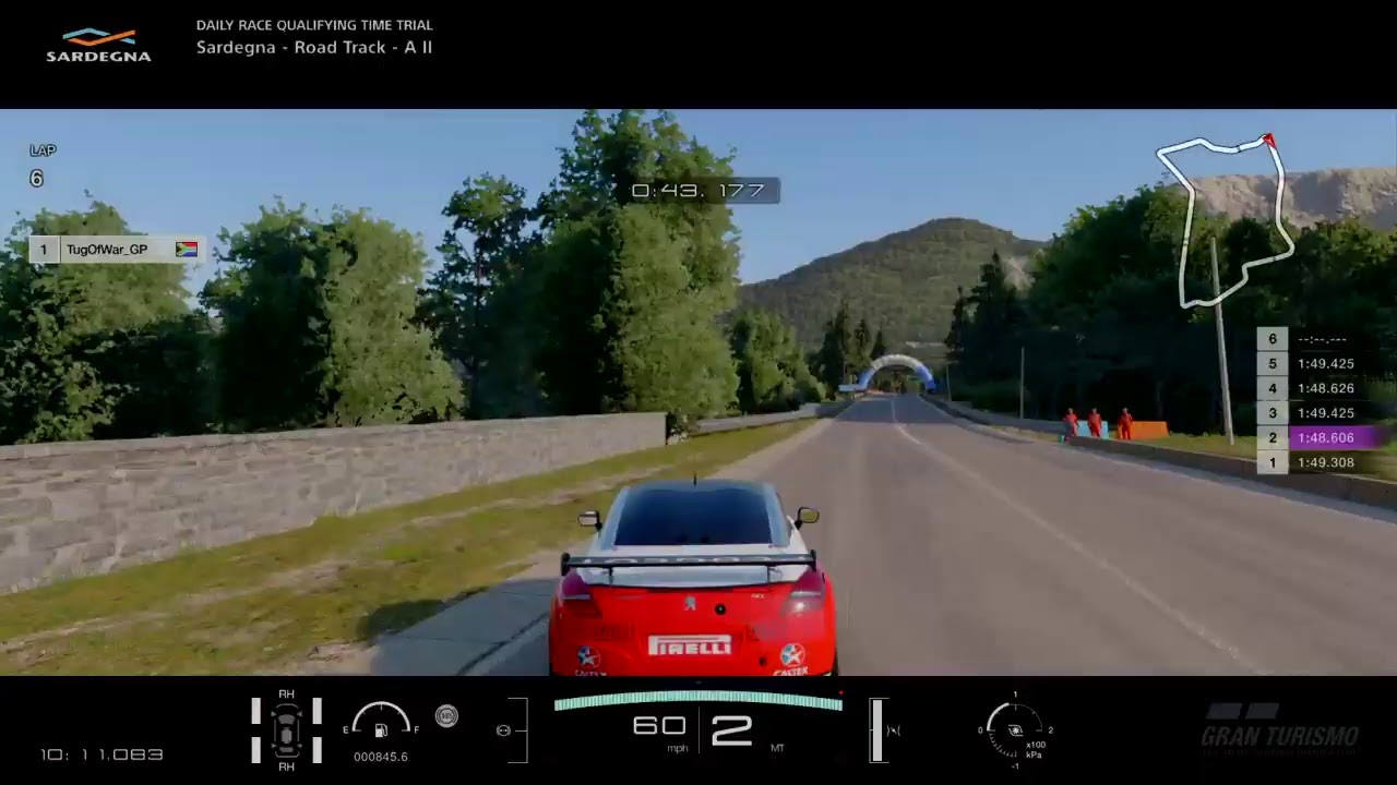 Grand Turismo sport: Daily race C - Sardegna - Road Track A II: TT best ...