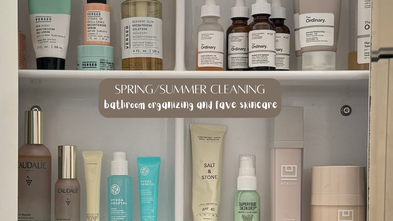 Spring/Summer Cleaning part 3 - bathroom organizing and my favorite ...