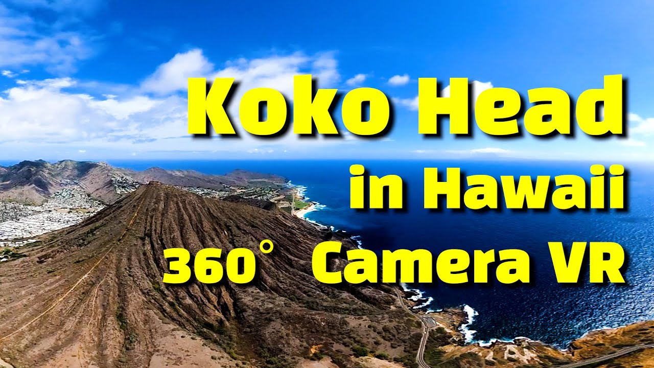[4K] Koko Head in Hawaii 360 VR Drone Sky View / 랜선여행 - YouTube