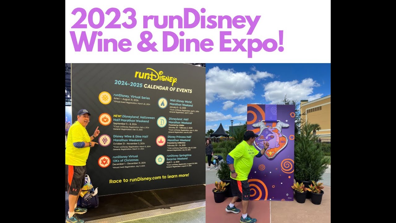 2023 runDisney Wine & Dine Expo! - YouTube