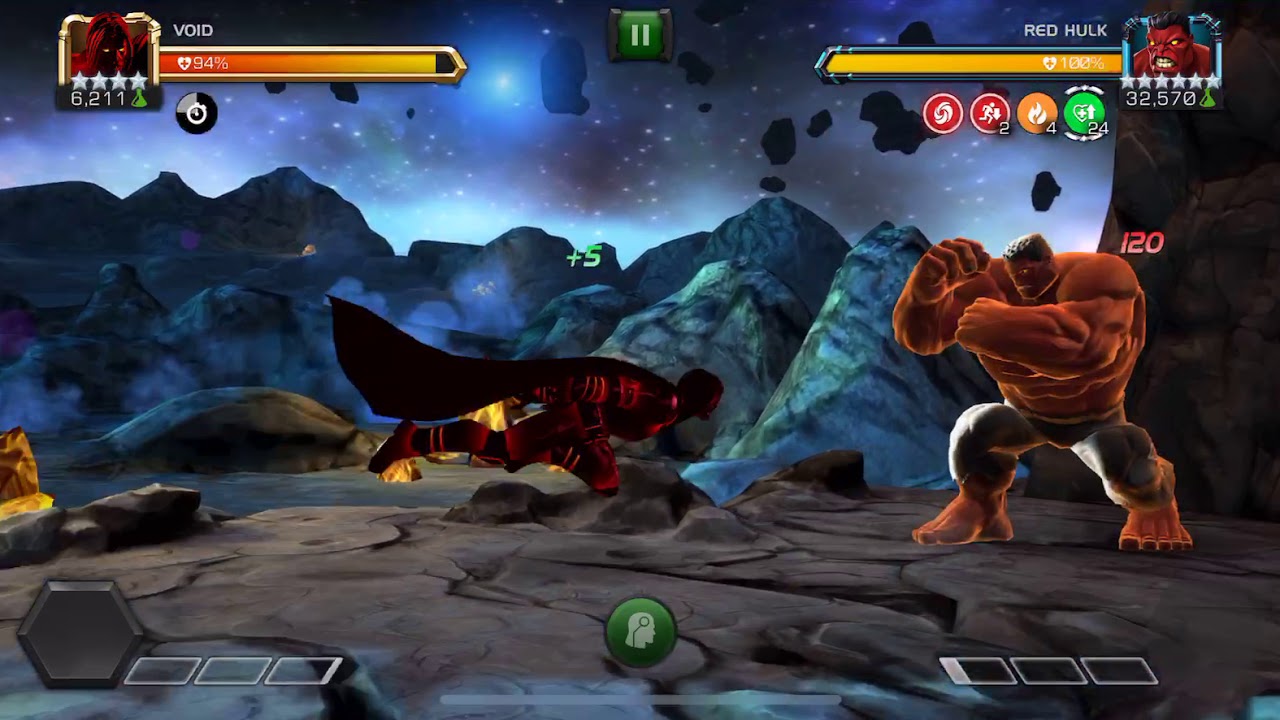 Void Degenerating Uncollected Red Hulk Boss - YouTube
