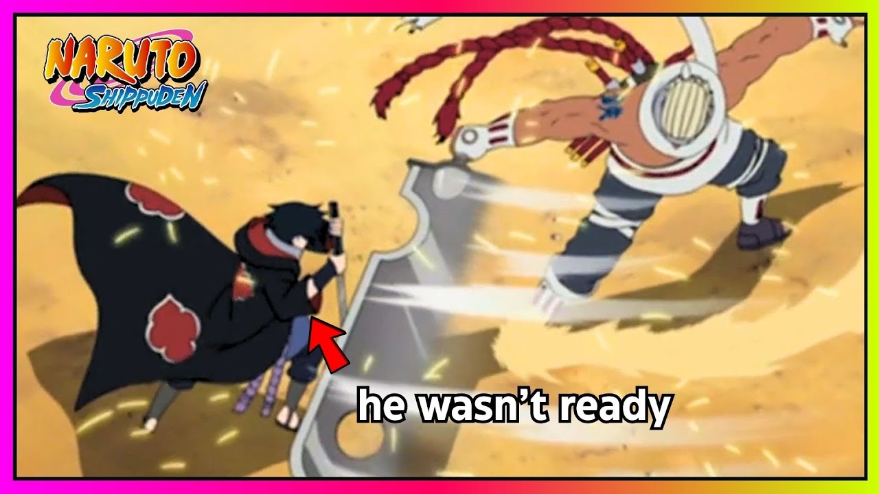 Sasuke vs Killer Bee was embarrassing - YouTube