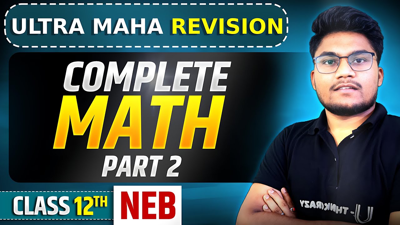 Ultra Maha Revision | Basic Math | Mr. Rohan Sir | U-ThinkCrazy - YouTube