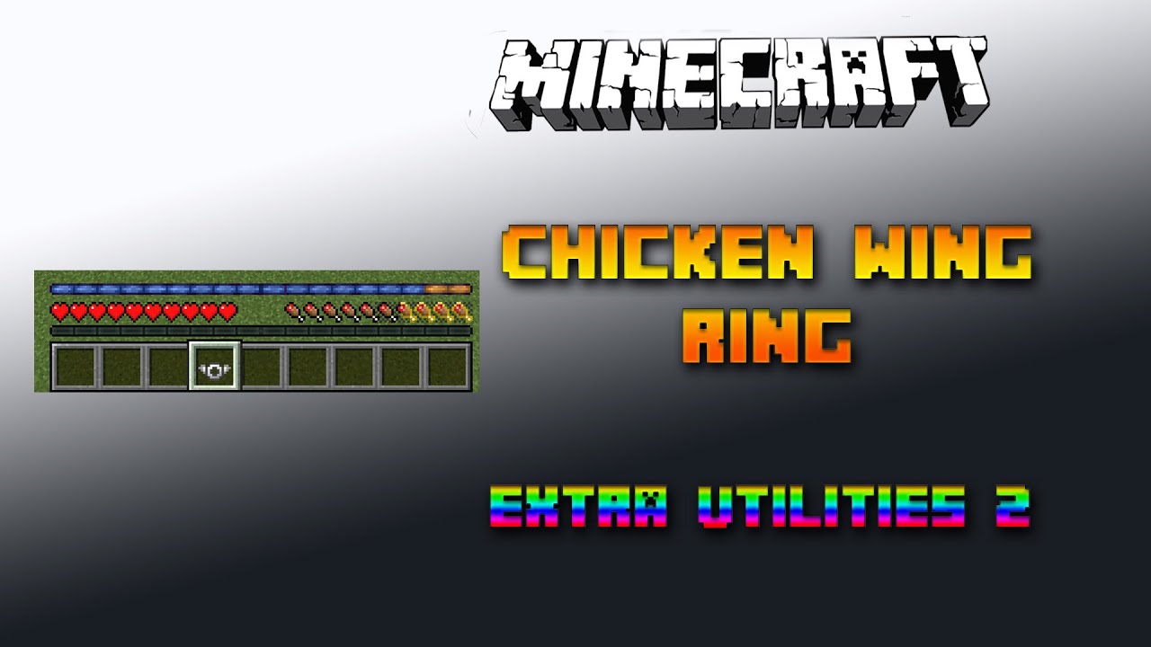 Chicken Wing Ring 🔧 Minecraft Extra Utilities 2 Tutorial 🔧 Deutsch ...